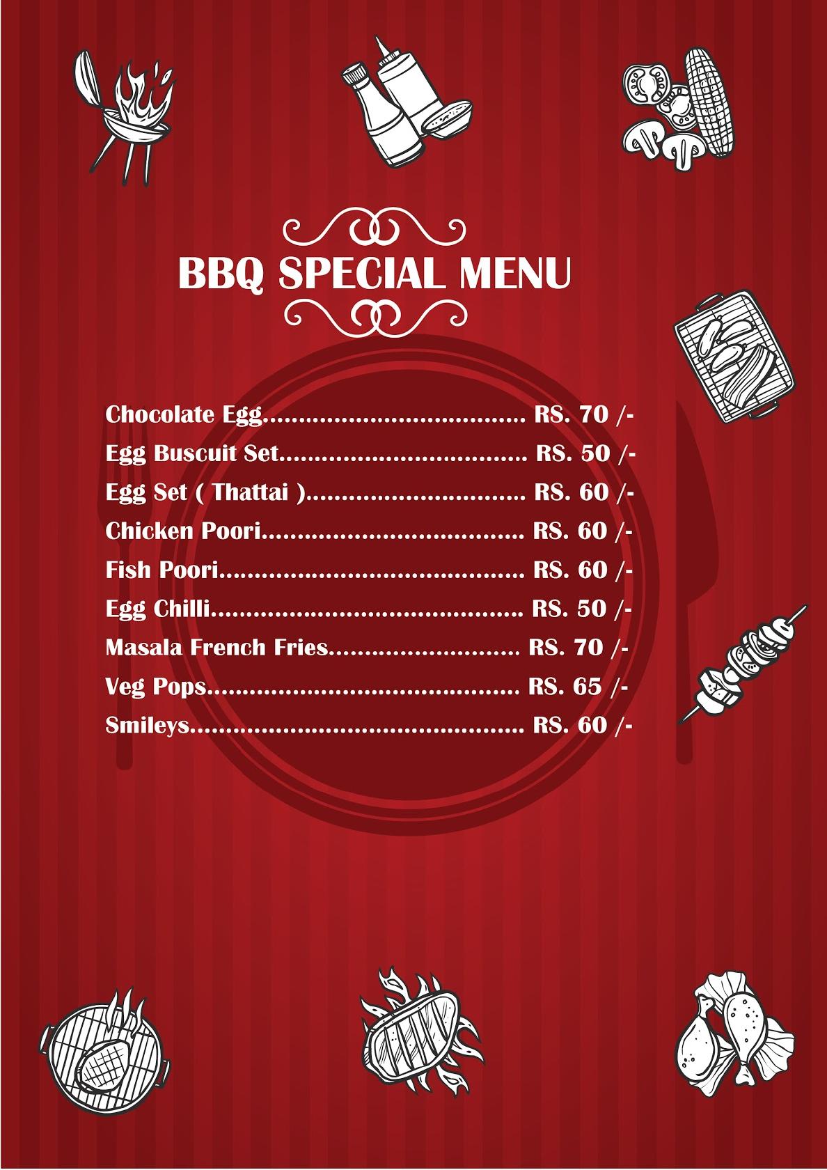 Menu at BBQ CLUB Authentic Barbeque Restaurant, Coimbatore
