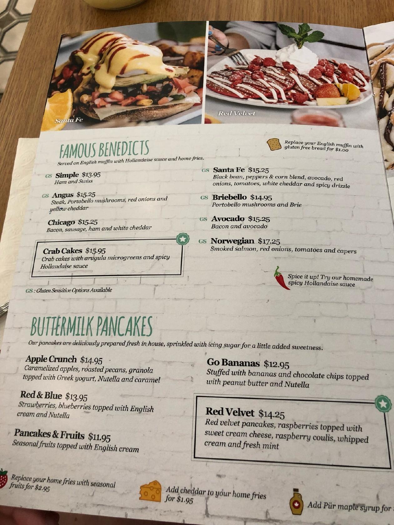 Menu at Pür & Simple pub & bar, Dartmouth, 535 Portland St