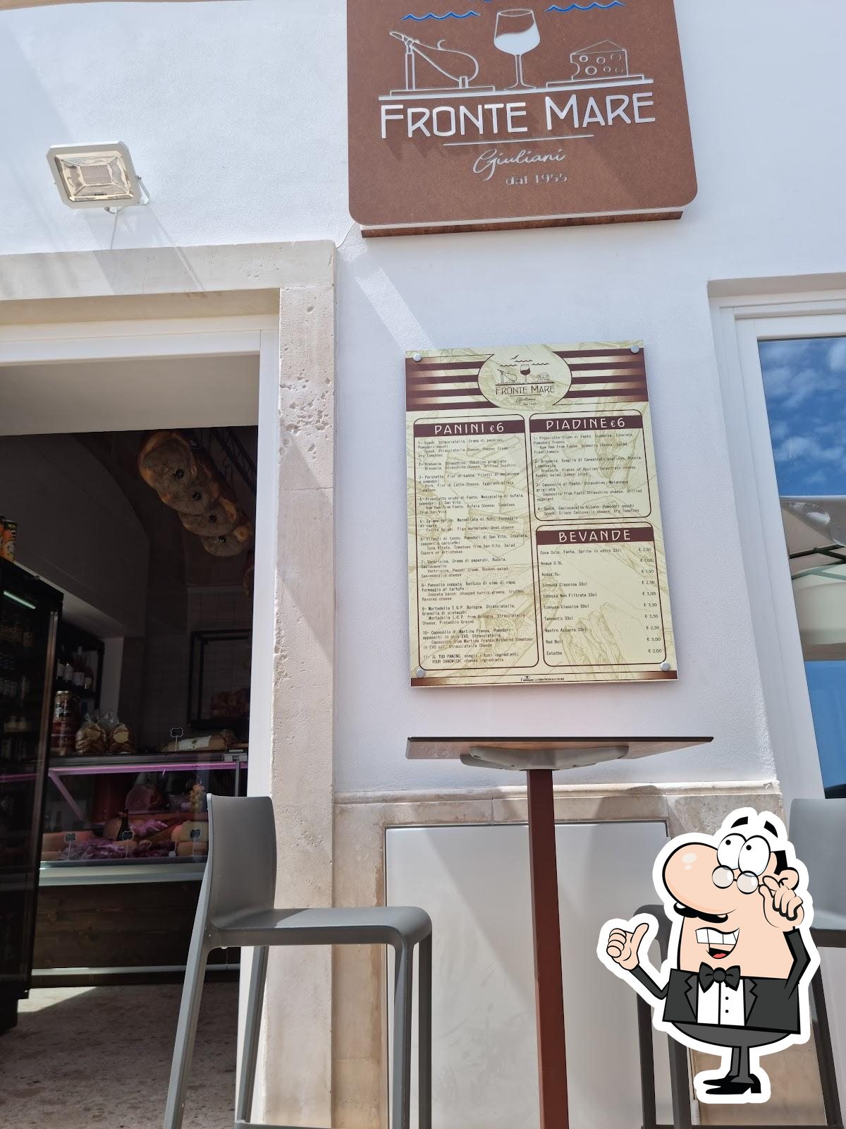 Fronte Mare Giuliani, Polignano A Mare - Menu del ristorante, prezzi e ...