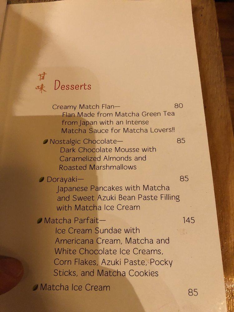 Menu at TORi TORi — Japanese Brochette restaurant, Buenos Aires
