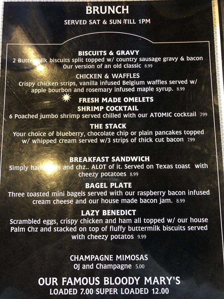 Menu at Lazy Palm Sports Grill pub & bar, Litchfield Park