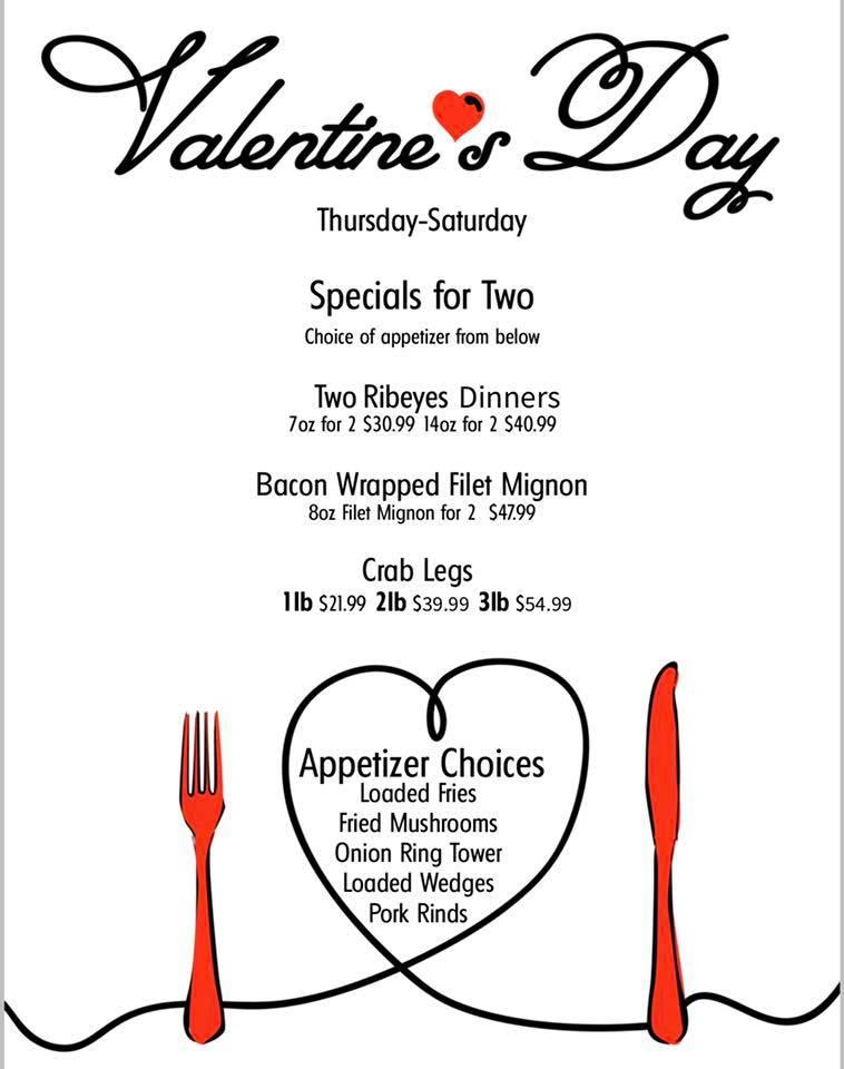 Menu at Stampede Steakhouse, Talladega