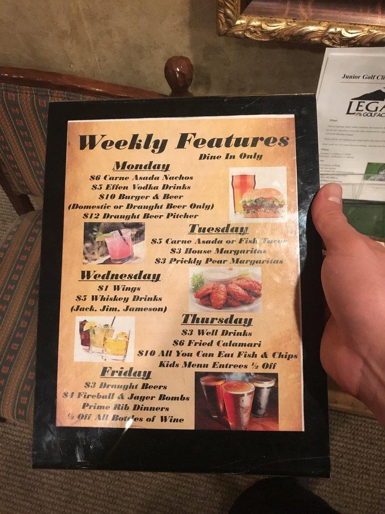 Menu at Trails End Bar & Grill, Phoenix