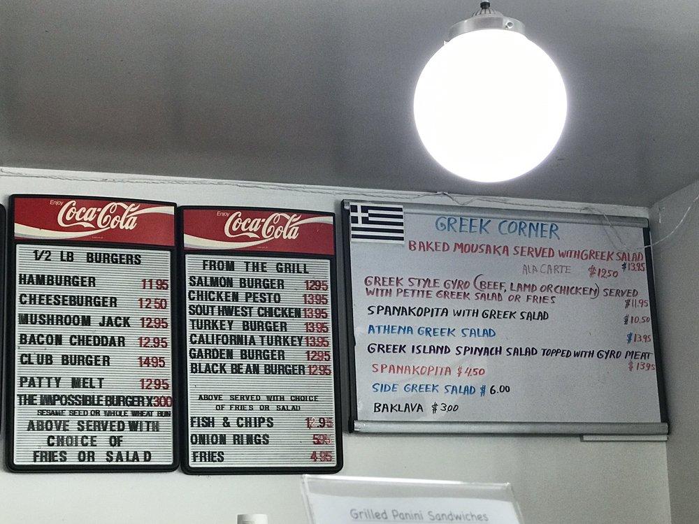 Menu at Redwood Cafe, San Rafael