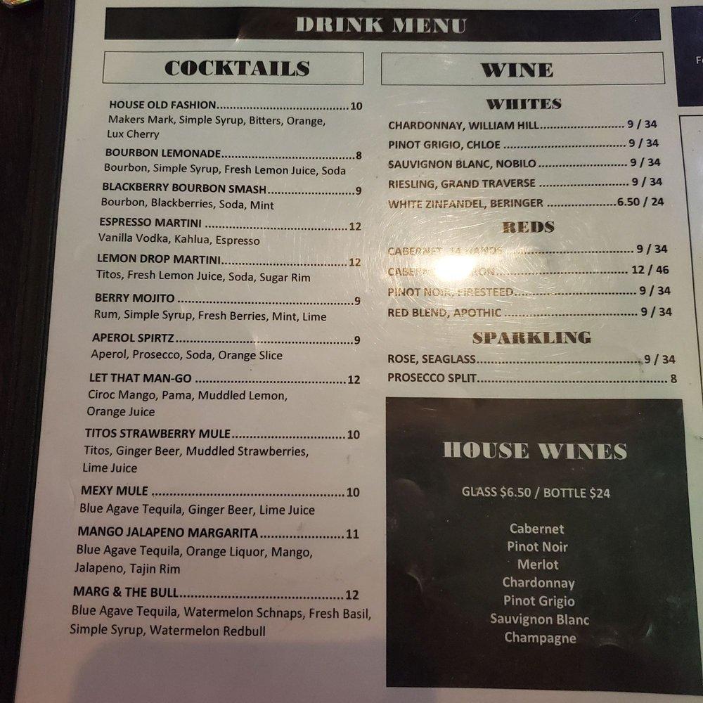 Carta del pub y bar Ale & Eddie's TapHouse, Warren