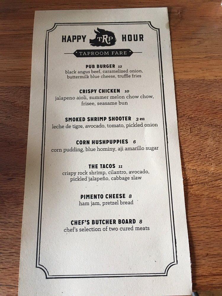 Menu at The Ravenous Pig BBQ, Winter Park, 565 W Fairbanks Ave