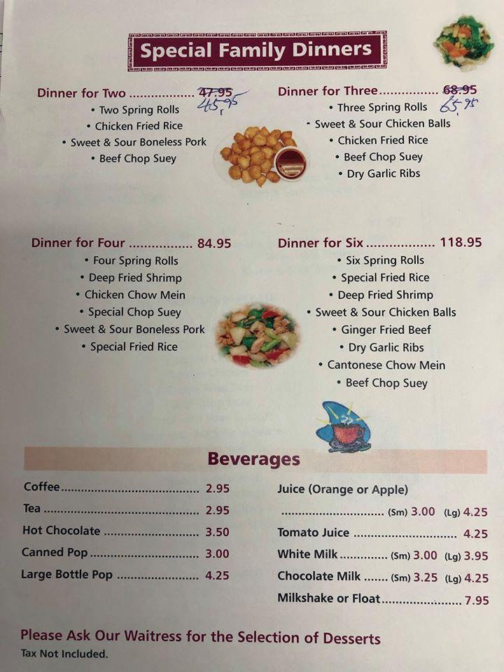Menu at Mikie's Wheel Inn Restaurant, Rycroft