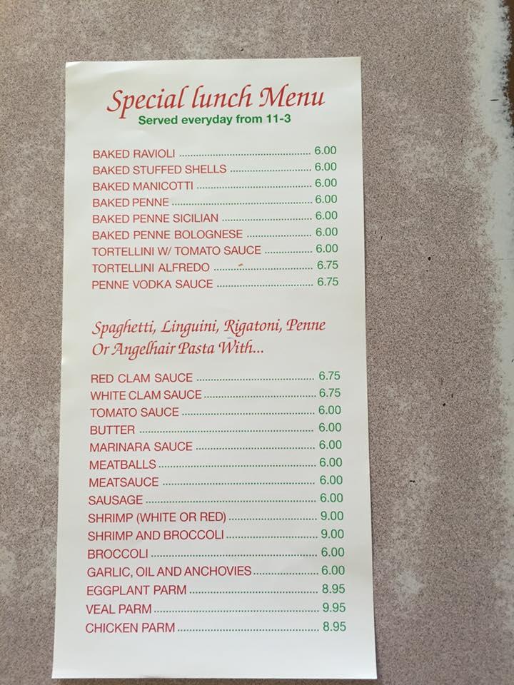Menu at Pizza Como pizzeria, Hamburg