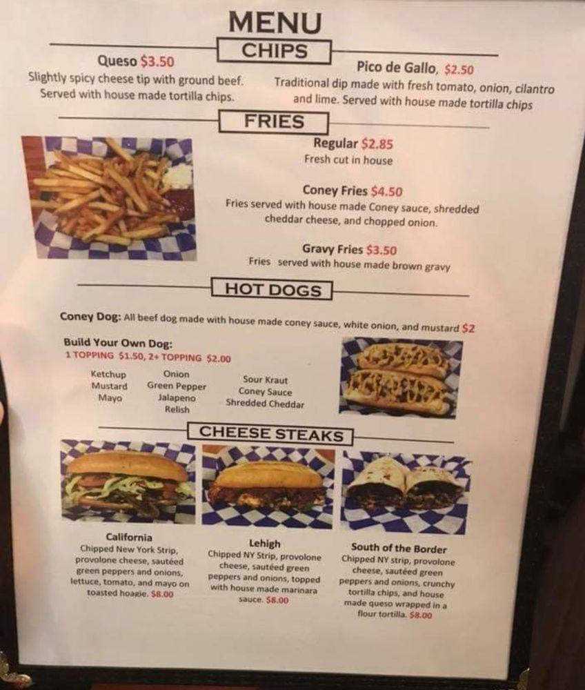 Menu at The Compass Rose Harbor Bar, Frackville