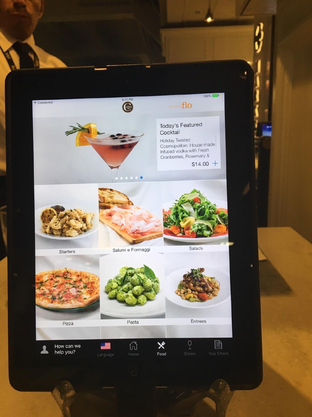 Menu at Cotto pub & bar, New York City, LaGuardia Airport