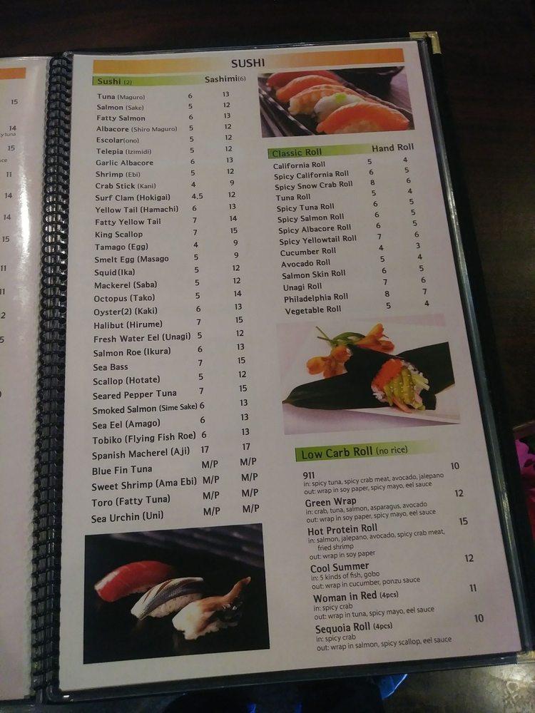 Menu at Kalbi King Korean BBQ & Sushi, Bakersfield