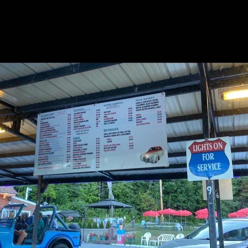 Menu at Fast Eddies restaurant, Winthrop