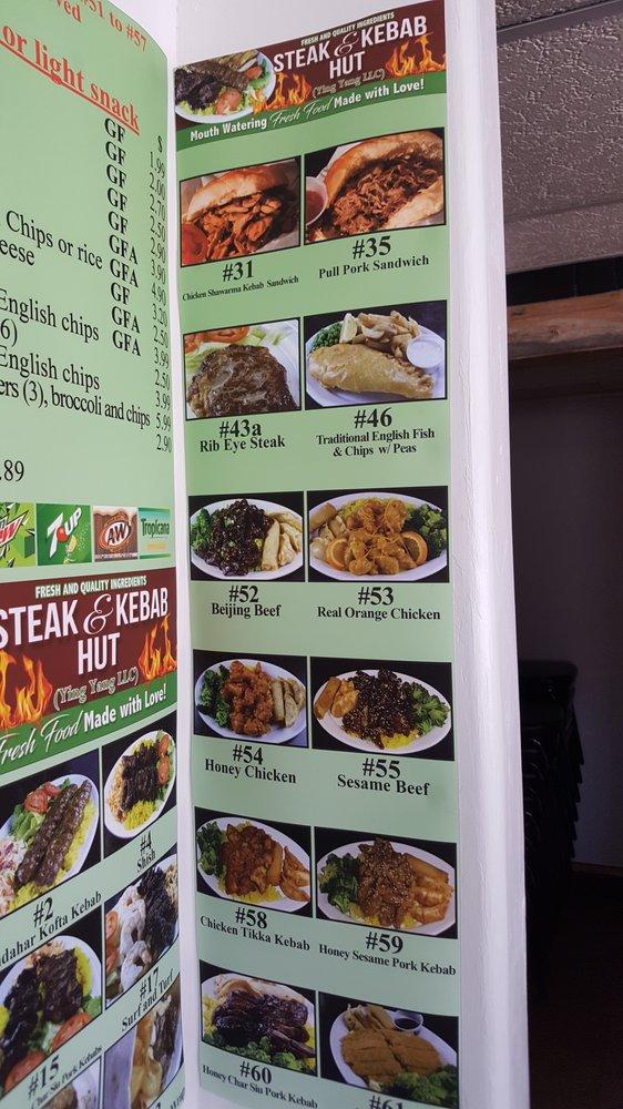 Menu at Kebab Hut - Rexburg steakhouse, Rexburg