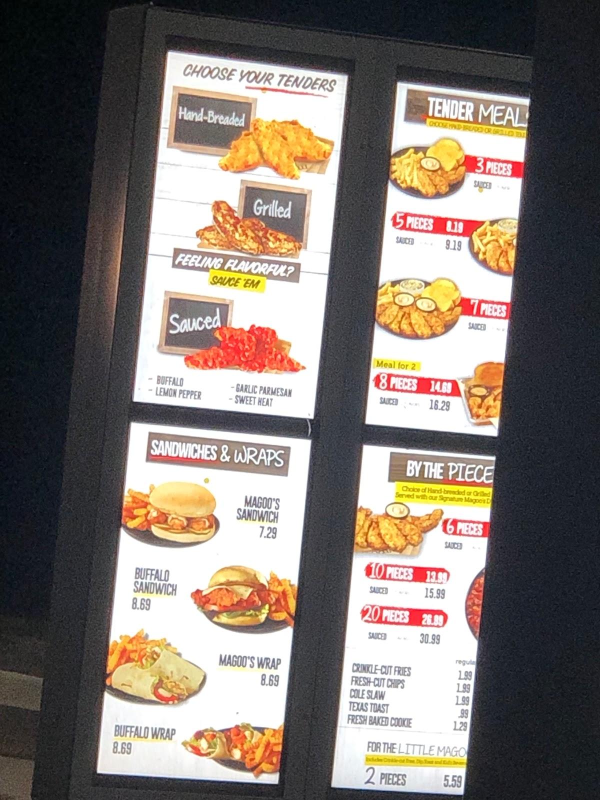 Menu at Huey Magoo's Chicken Tenders - McComb fast food, McComb
