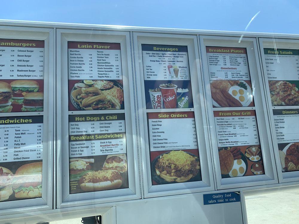 Menu at Louis Burgers II restaurant, Compton, Rosecrans Ave