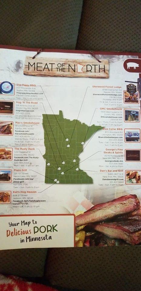Menu at Rusty Duck Bar & Grill, Dawson