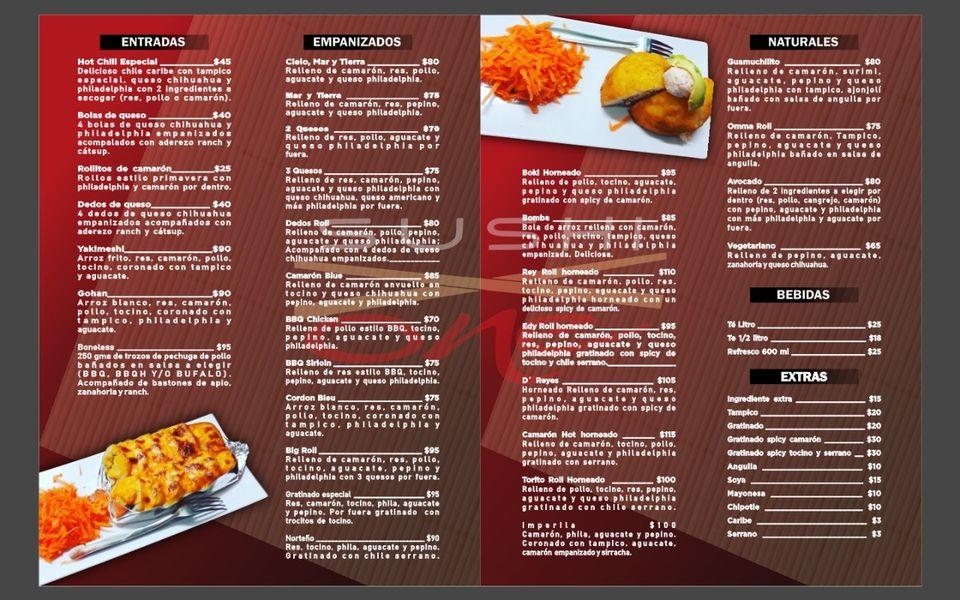 Menu at Sushi One restaurant, Culiacán, Blvd.pablo macias valenzuela ...