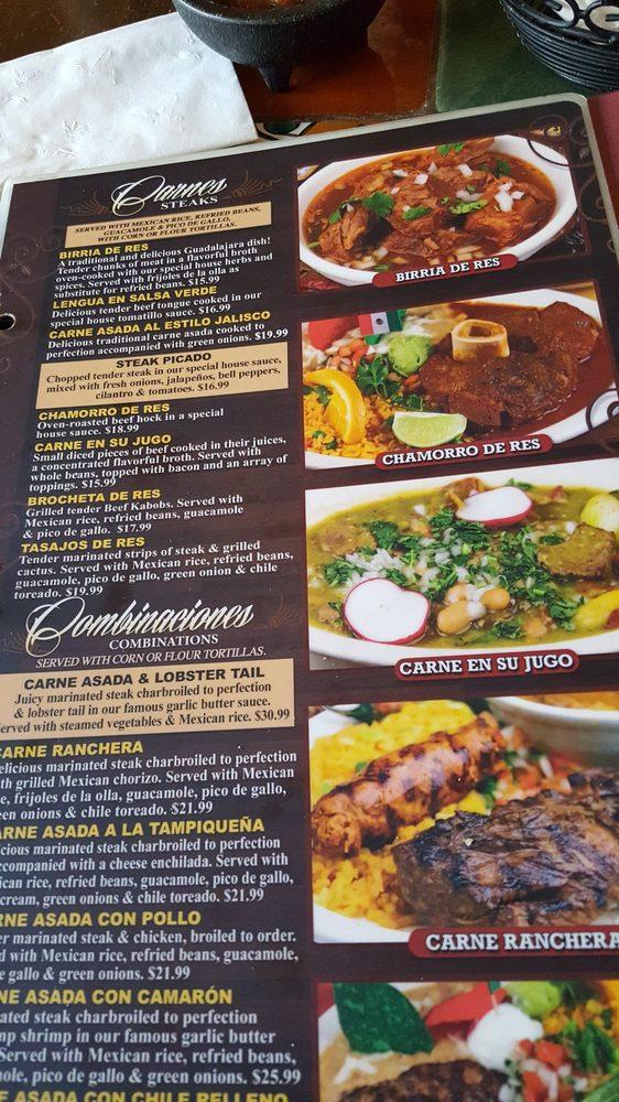 Menu at Guadalajara Grill restaurant, Baldwin Park, Baldwin Park Towne ...