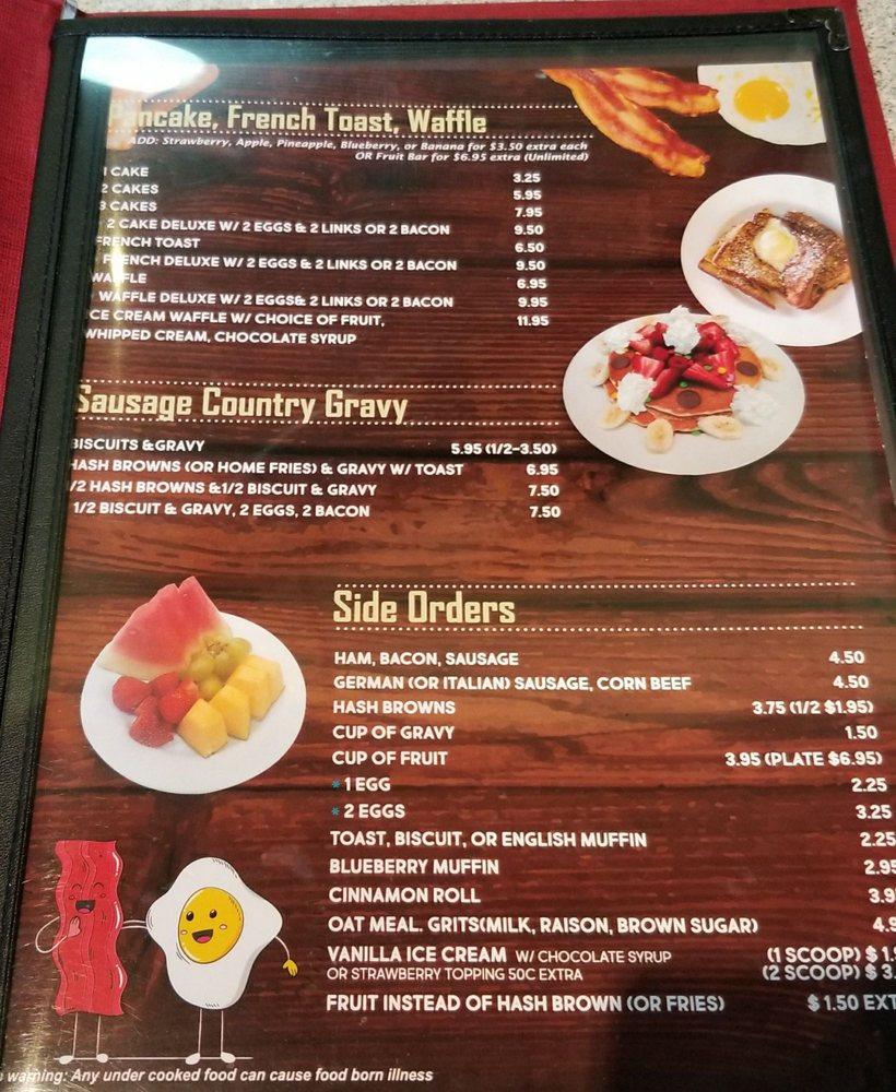 Menu at Mama's Table restaurant, Santa Clarita