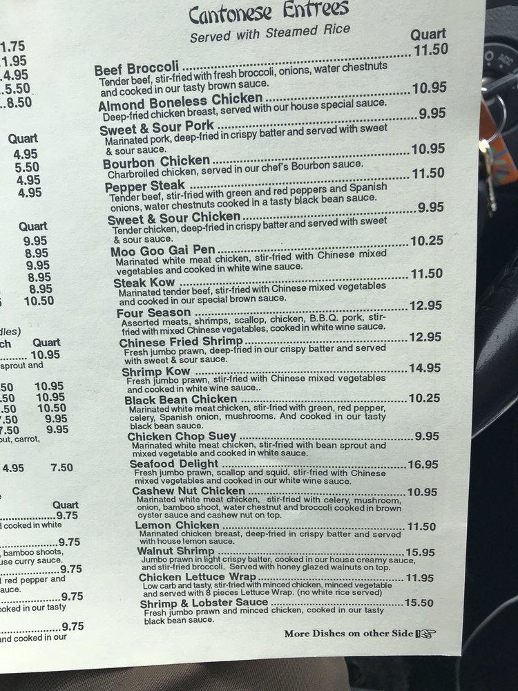 Menu at Happy You Chinese Restaurant, Keego Harbor