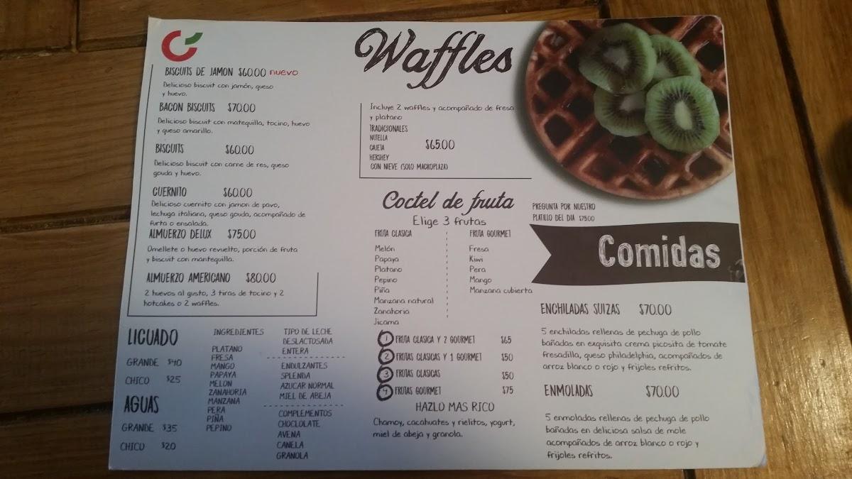 Carta del restaurante Mapolato, Piedras Negras, Av. Roman Cepeda 511