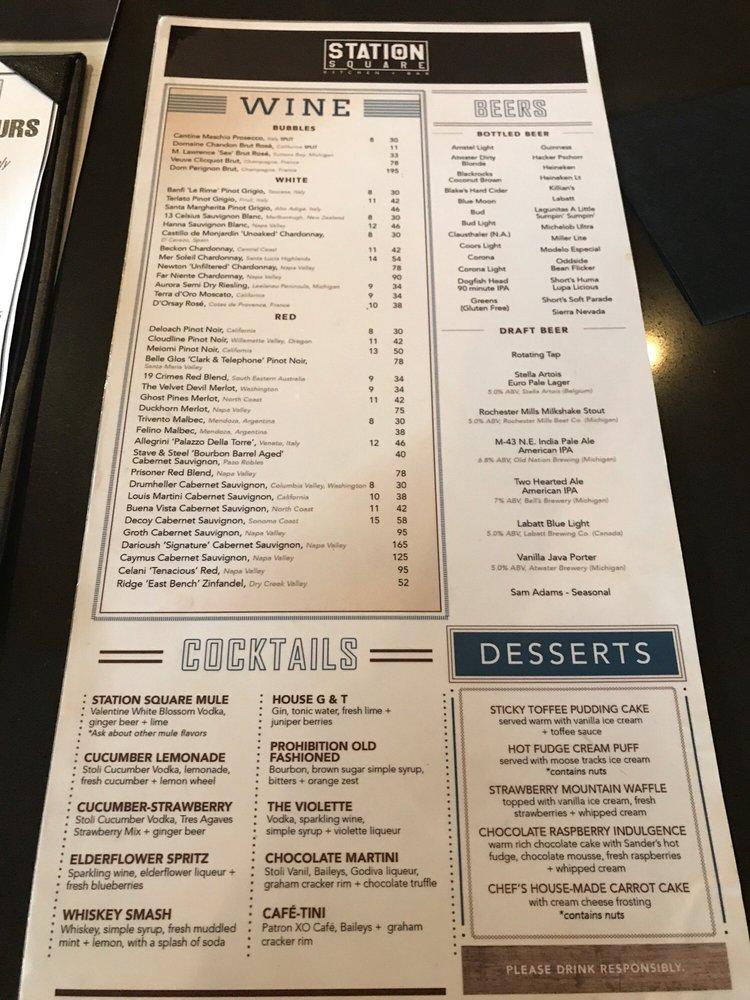Menu at Grand Tavern Troy pub & bar, Troy