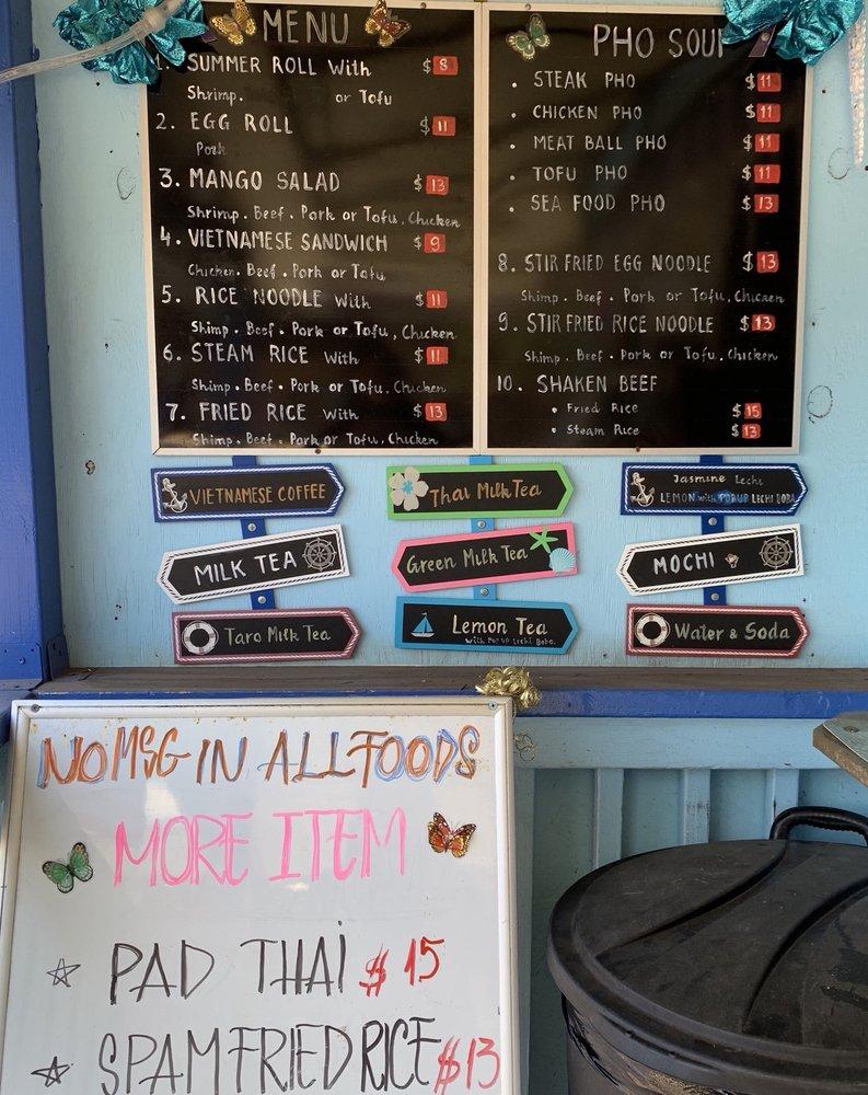 Menu at Vietnamese Food To Go restaurant, Kihei, S Kihei Rd