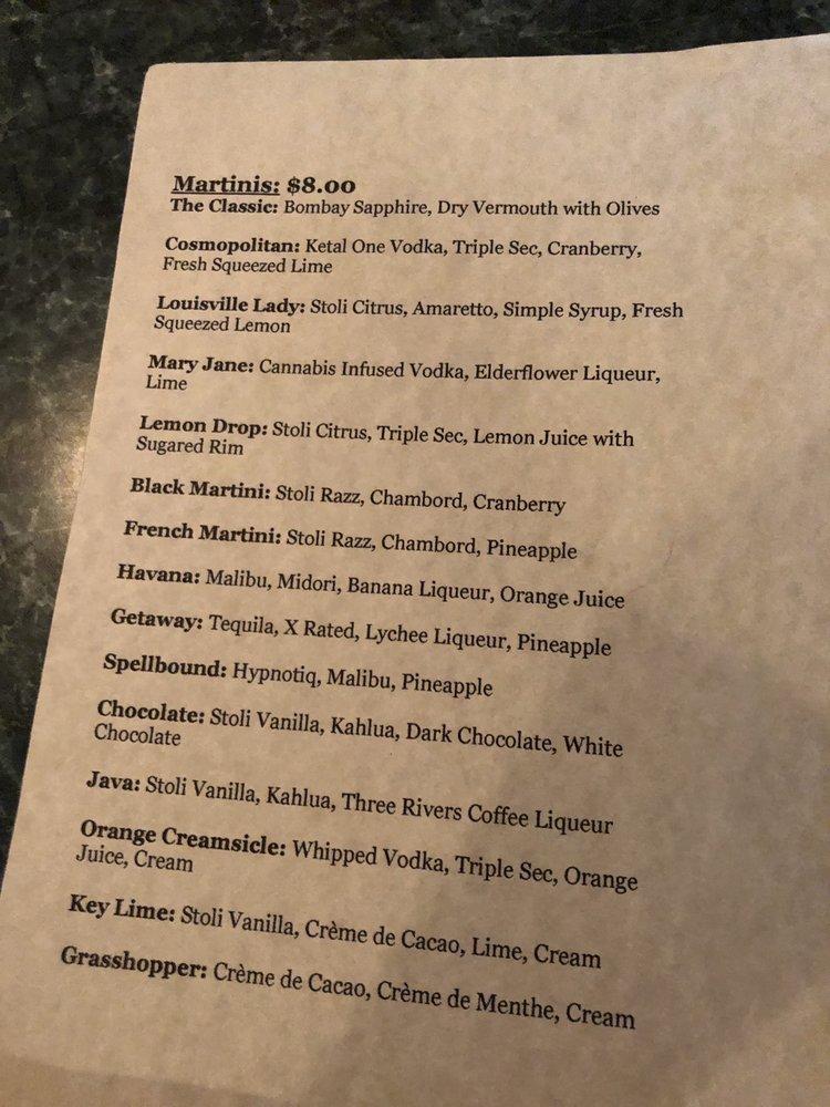 Menu at The Mint pub & bar, Franklin