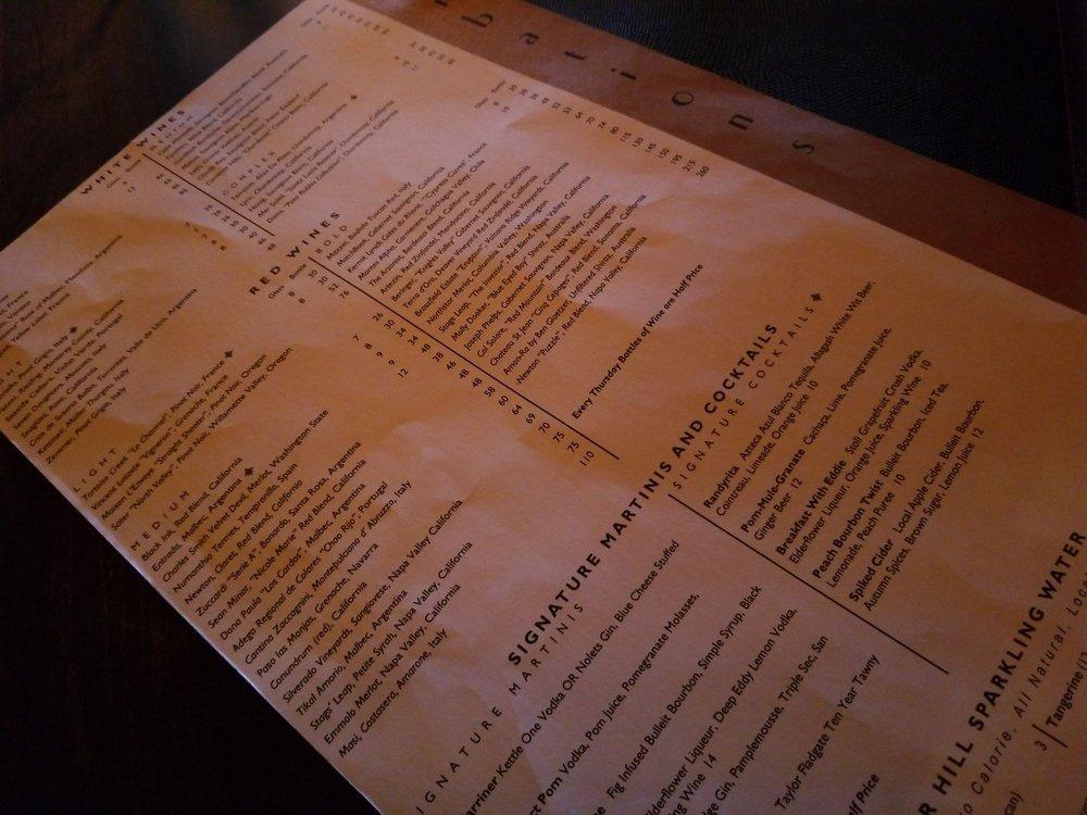 Menu at Victoria Gastro Pub, Columbia, Snowden River Pkwy Ste D