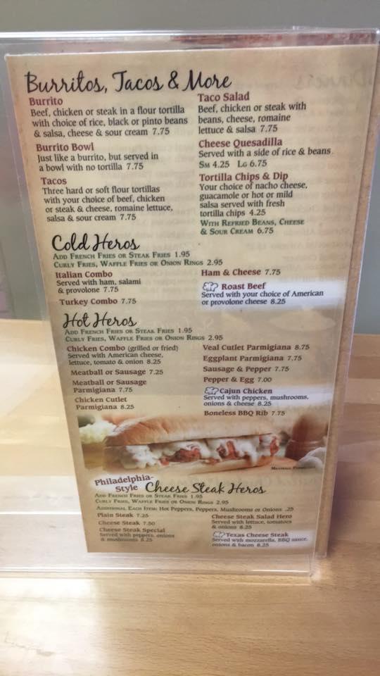 Menu at Pizza Mania pizzeria, Otisville, State Route 211
