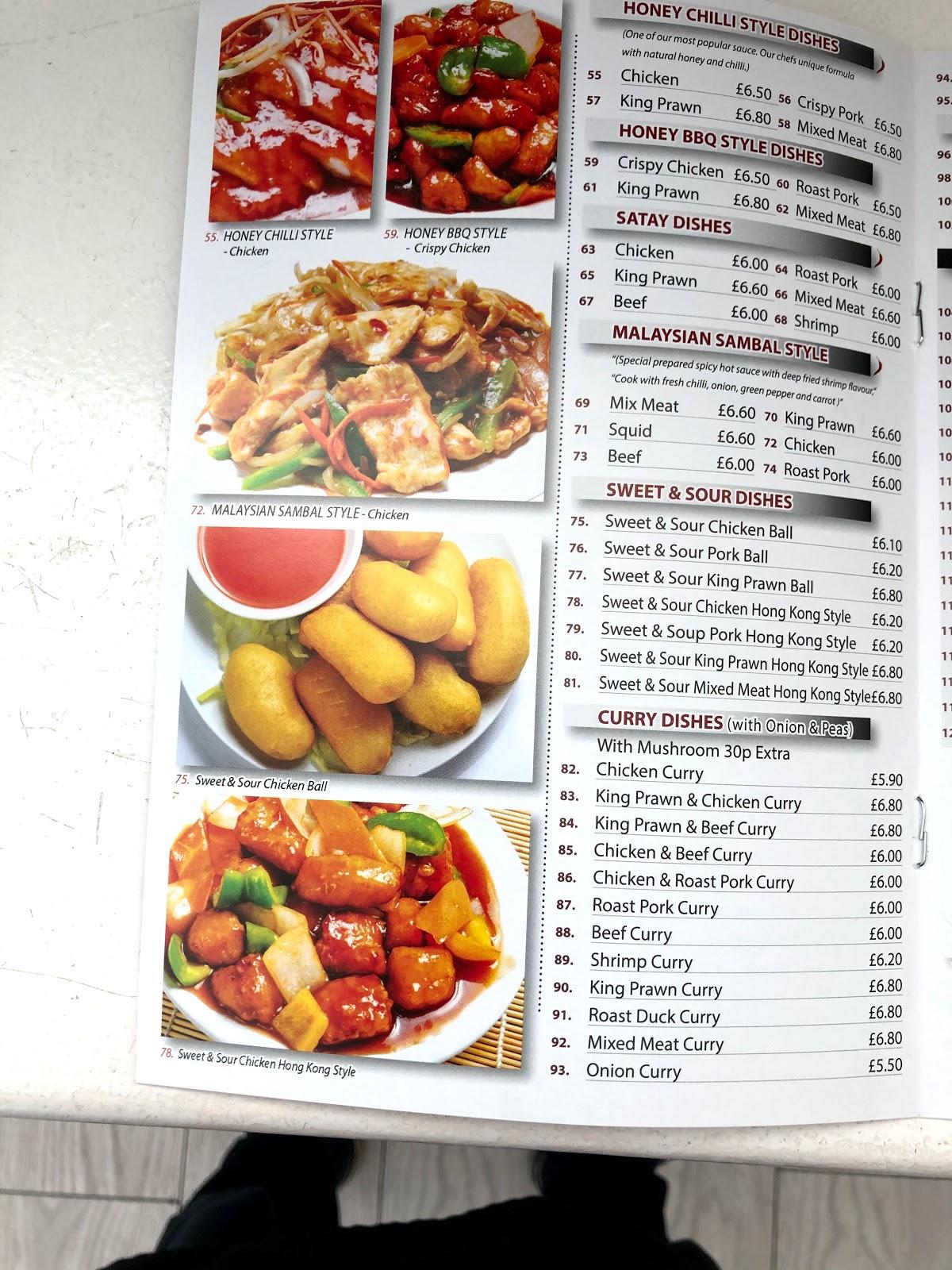 Menu at Friendlies fast food, Inverkeithing