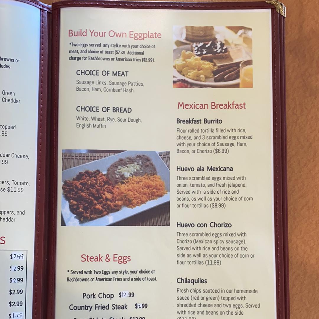 Menu at Highway 12 Family Restaurant, Sauk City