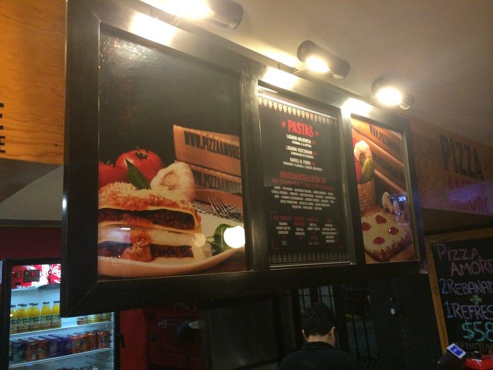 Menu at PIZZA AMORE ORIZABA restaurant, Orizaba
