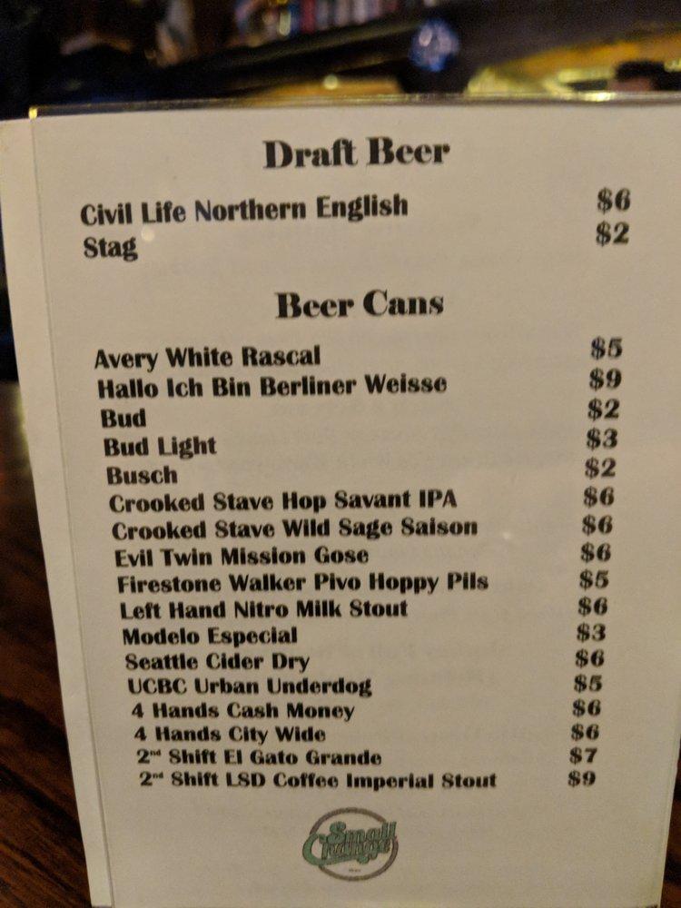 Menu at Small Change STL pub & bar, St. Louis