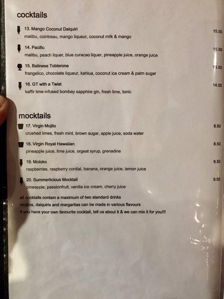 Bayleaf Balinese Restaurant Menu at Joshua Mayes blog