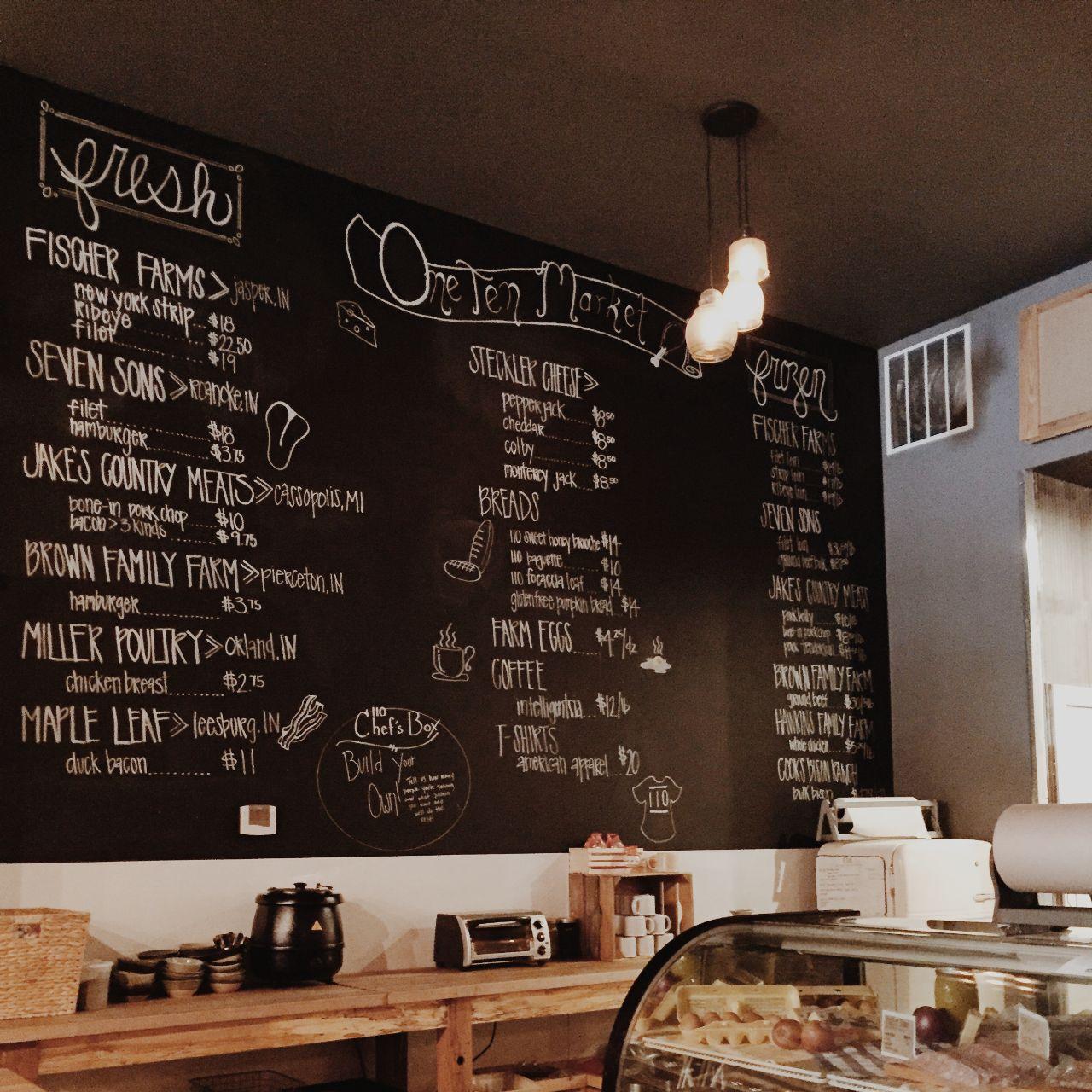 Menu at One Ten Craft Meatery pub & bar, Warsaw