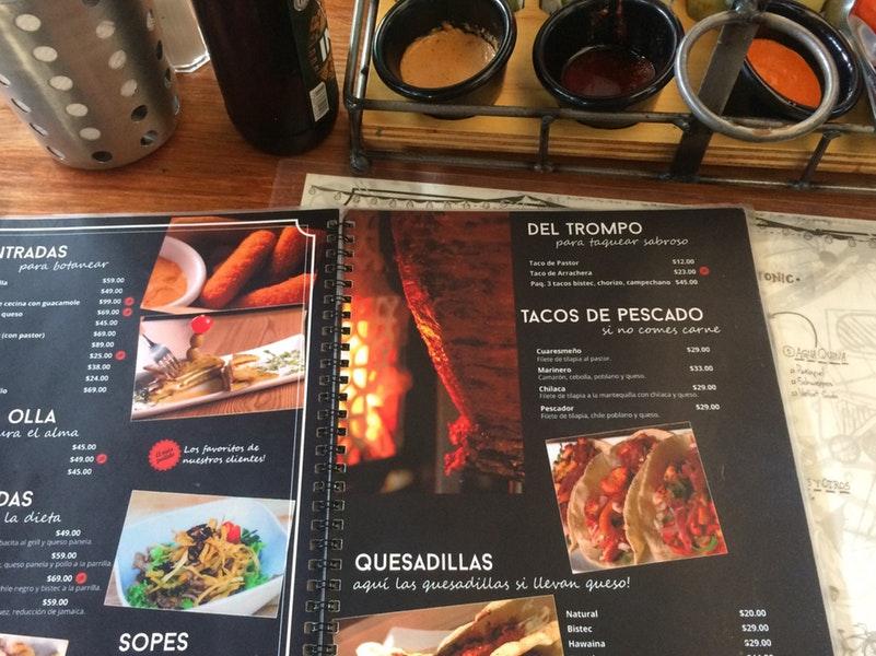 Carta del pub y bar taco boom, Morelia, Perif. Paseo del la República ...