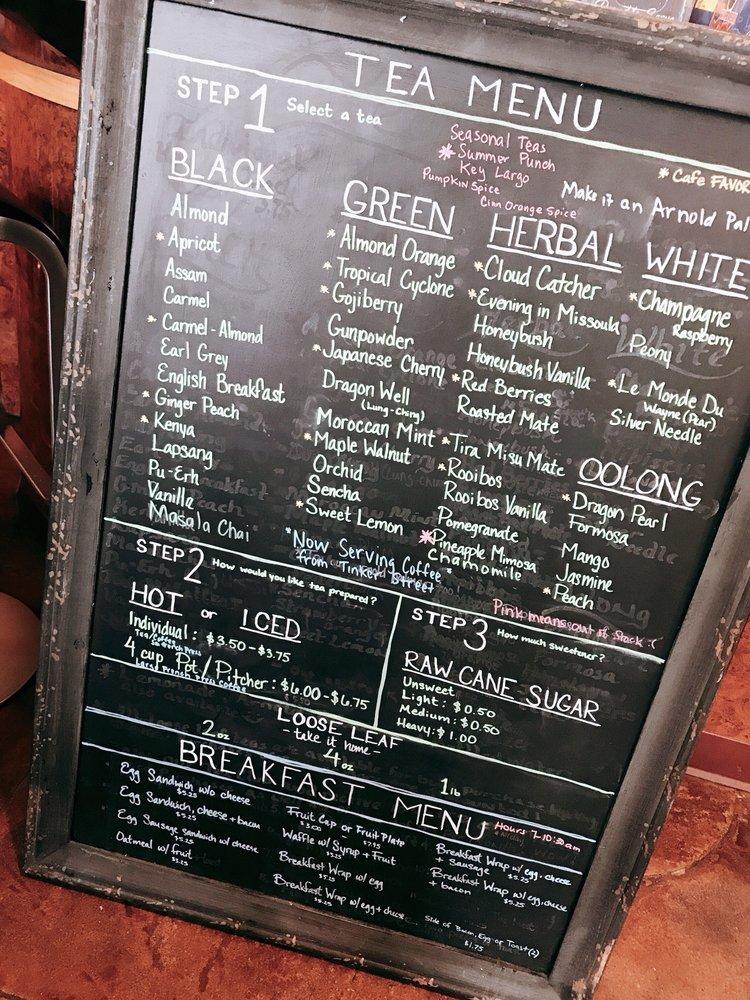 Menu at Tea's Me Cafe Indy, Indianapolis