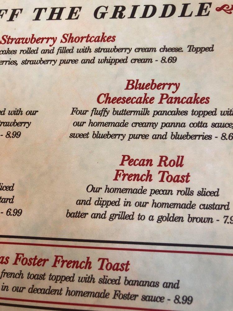 Menu at The Omelette Shoppe restaurant, Grand Rapids, 545 Michigan St NE