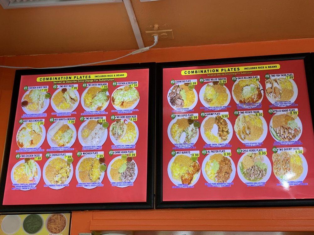 Menu at Alberto's Mexican Food restaurant, Downey, Paramount Blvd #4255