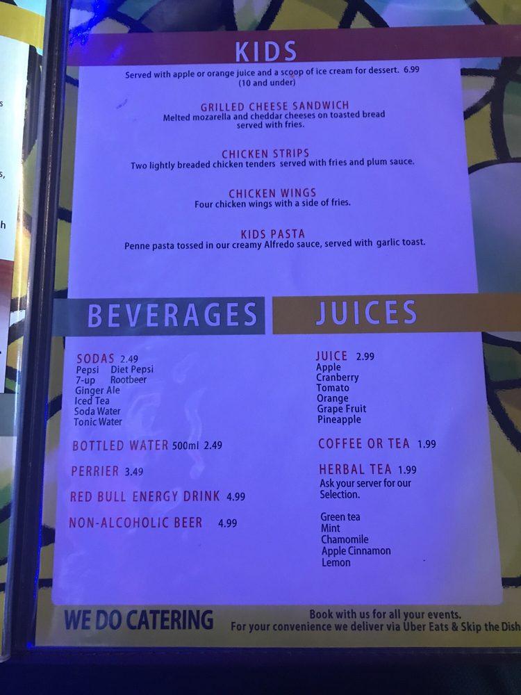 Menu at Bristol Bar and Grill Mississauga, Mississauga