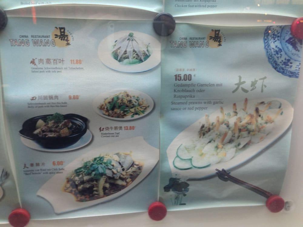 Speisekarte von Tang Wang restaurant, Düsseldorf