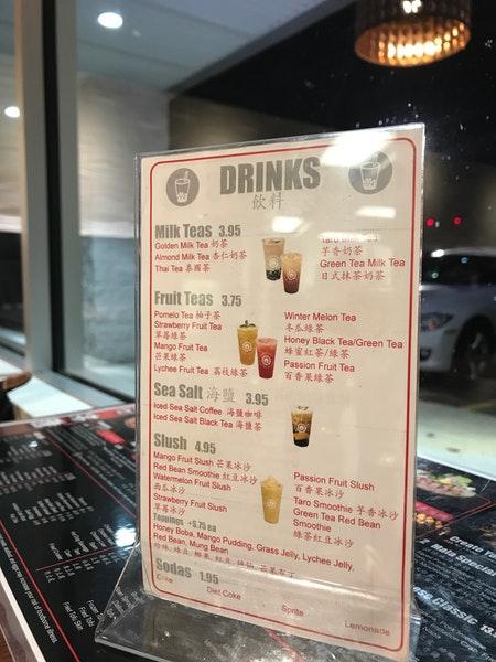Menu at Boiling Pots restaurant, East Lansing
