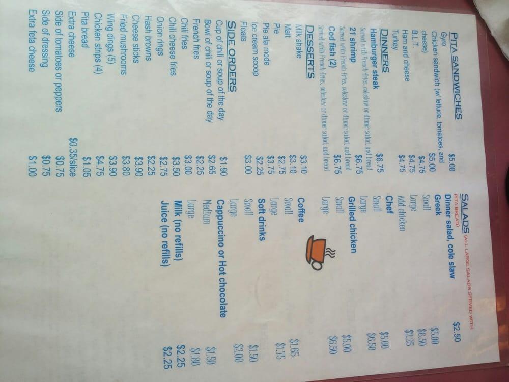 Menu at Grand Port Grill cafe, Ecorse