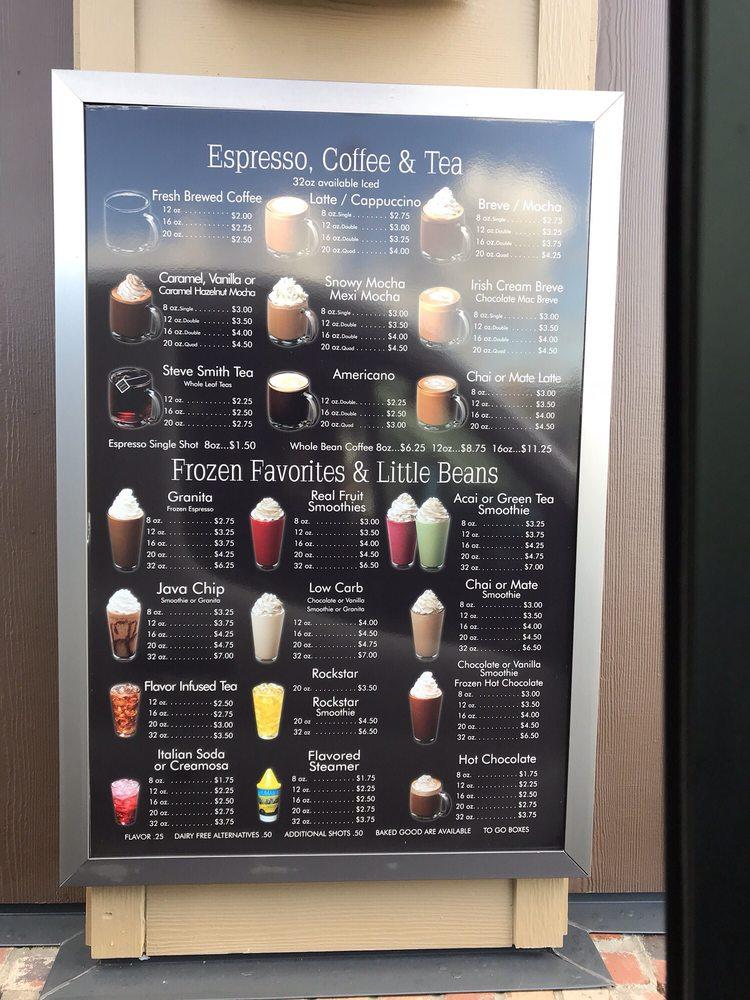 Menu at The Human Bean | W 11th, Eugene restaurant, Eugene, W 11th Ave