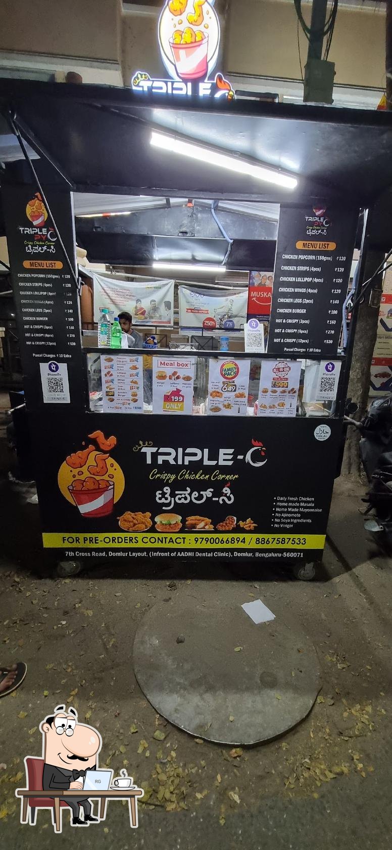 Triple C - Crispy Chicken Corner, Bengaluru - Restaurant menu, prices ...