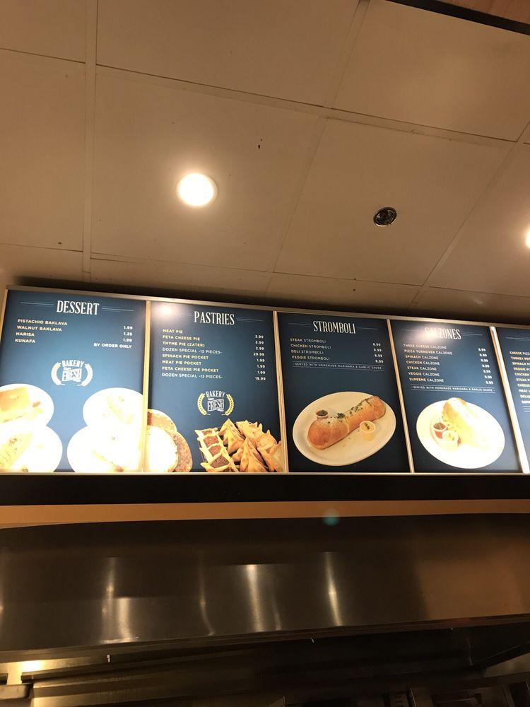Menu at Jerusalem Bakery & Grill, Alpharetta
