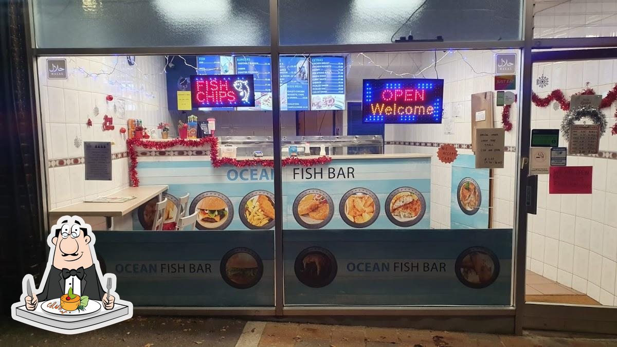 Ocean Fish Bar, 8 Central Road in Worcester Park - Restaurant menu