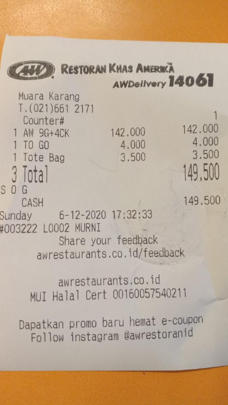 Menu at Mala Kitchen Muara Karang restaurant, Jakarta