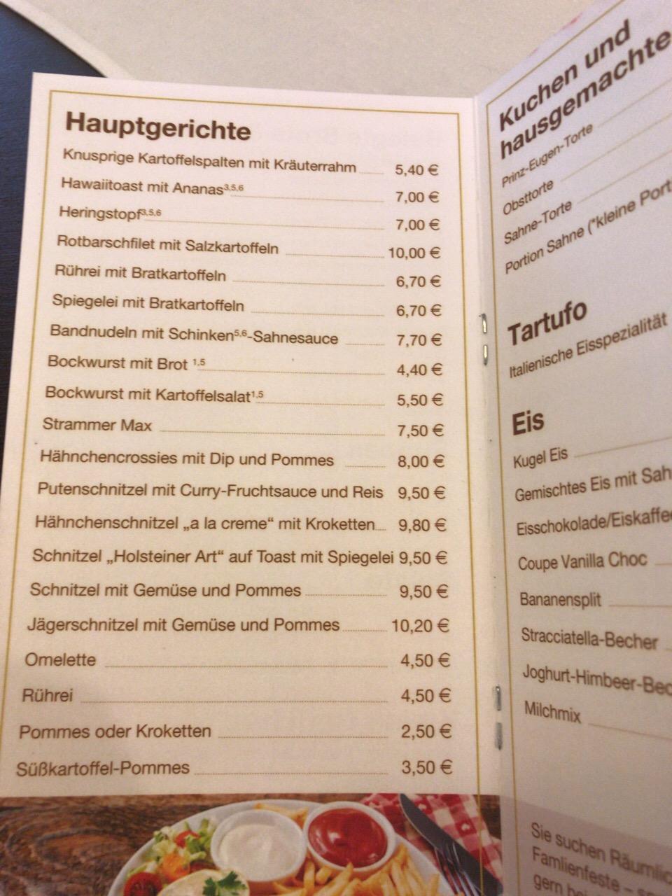 Speisekarte von Café Weber cafe, Lemgo